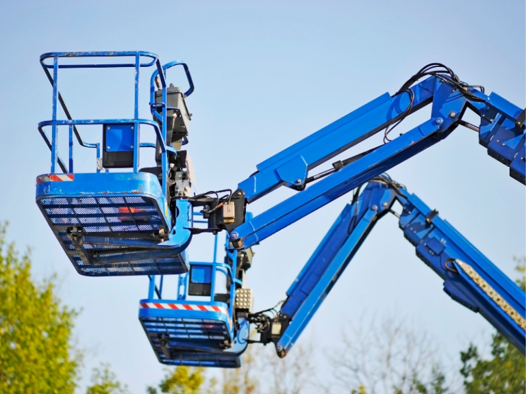 Brazo articulado Genie | Seguridad en exteriores