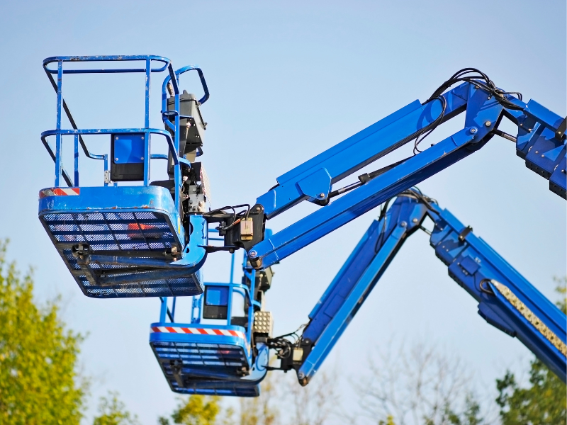 Brazo articulado Genie | Seguridad en exteriores